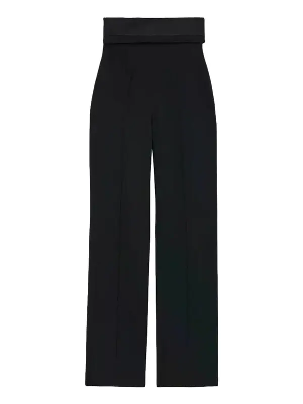 Alexander McQueen Wide-band Trousers - Black