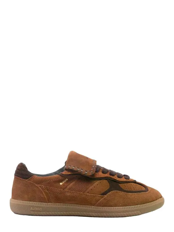 ALOHAS Perforated Lace-up Sneakers - Brown
