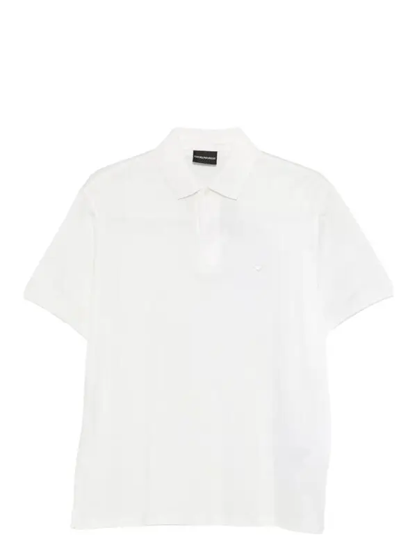 Emporio Armani Short-sleeve Polo Shirt - White