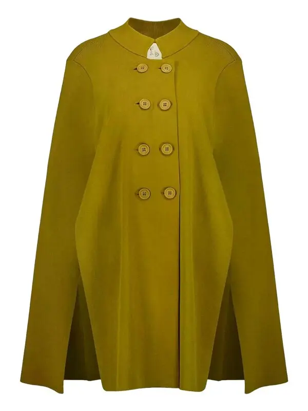 PAULA Two-buttoned Cape - Green