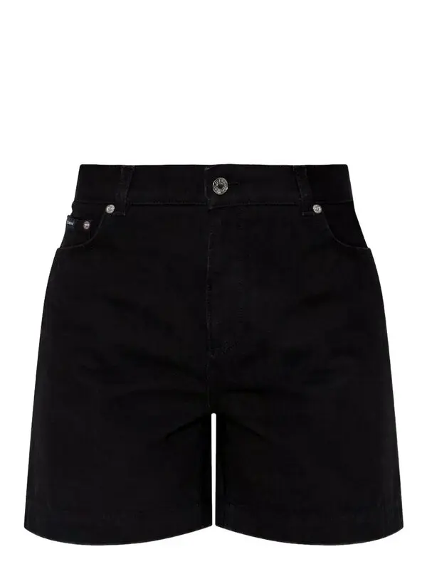 Dolce & Gabbana Logo-plaque Shorts - Black