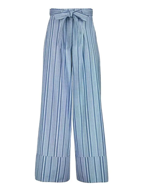 PAULA Elisa Striped Trousers - Blue