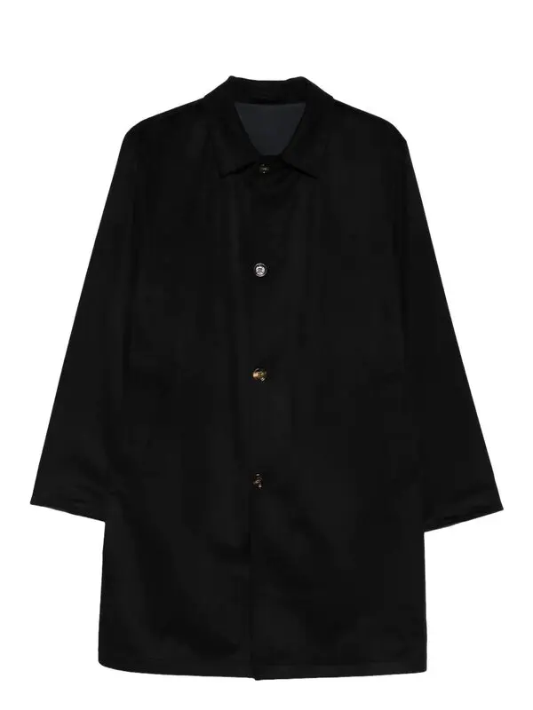 KIRED Buttoned Coat - Black