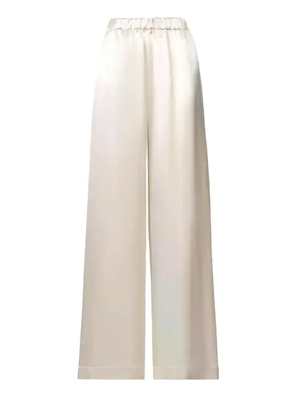 Fabiana Filippi Elasticated-waist Satin Trousers - Neutrals