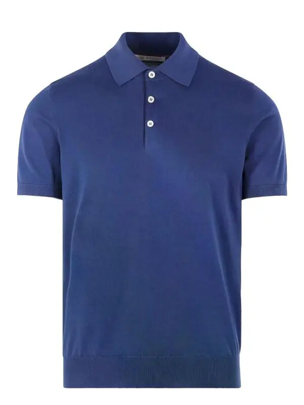 Brunello Cucinelli Cotton Polo Shirt - Blue