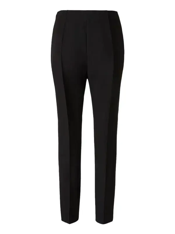Roland Mouret High-waisted Straight-leg Trousers - Black