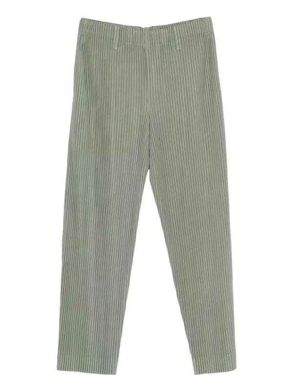 Issey Miyake Pleated Trousers - Green