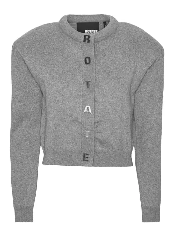 Remain Birger Christensen Logo-embellished Cardigan - Grey