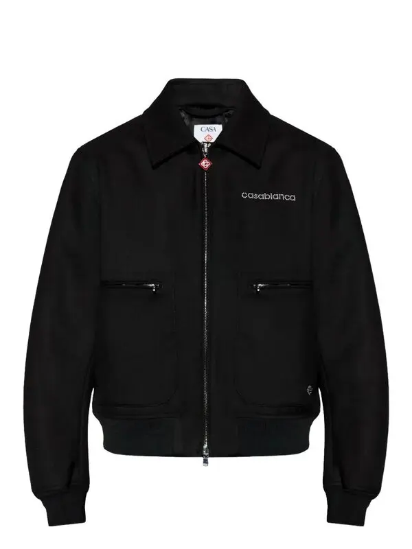 Casablanca Zip Pocket Jacket - Black