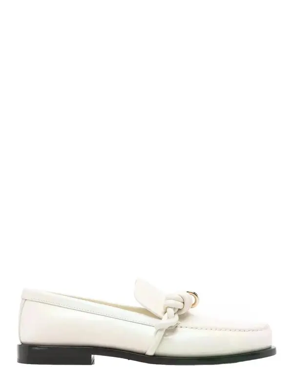 JIL SANDER Knotted-upper Loafers - Neutrals