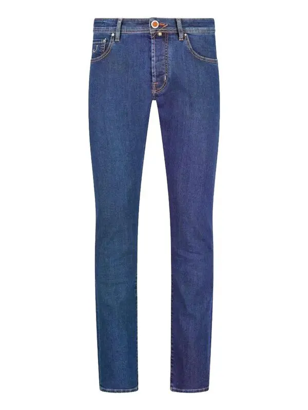 Jacob Cohen Contrast Stitch Jeans - Blue