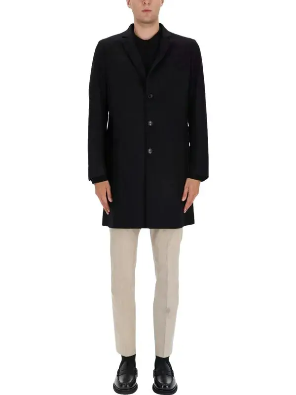 Paul Smith Single-breasted Coat - Black