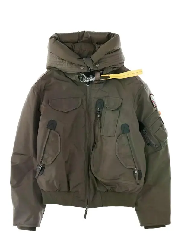 PARAJUMPERS Hooded Zip-up Jacket - Green