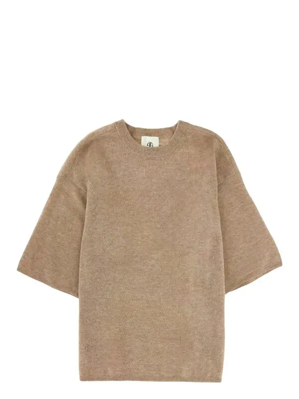 THE GARMENT Short-sleeve Knitted Top - Neutrals
