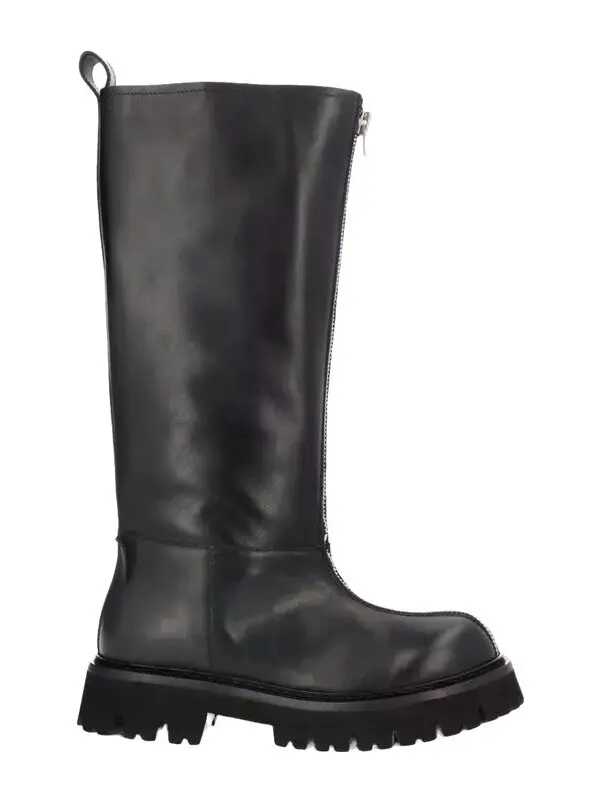 Moschino Leather Boots - Black