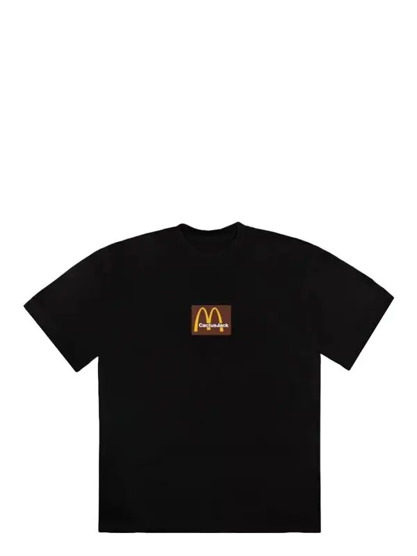 TRAVIS SCOTT X Mcdonald's Sesame T-shirt - Black