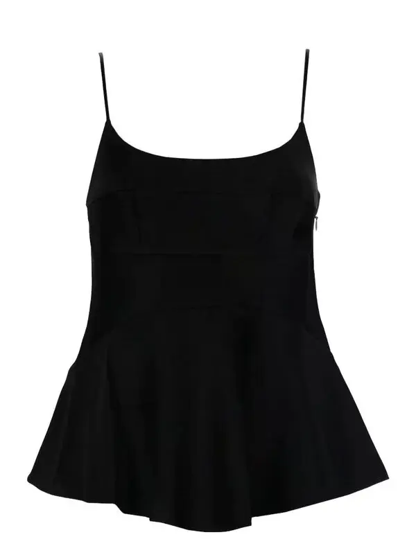 Theory Peplum Top - Black