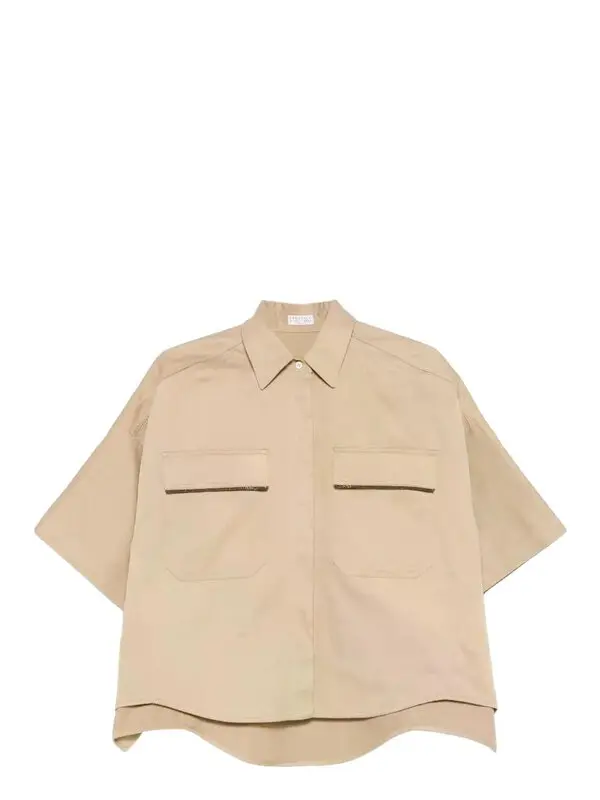 Brunello Cucinelli Pocket Shirt - Neutrals