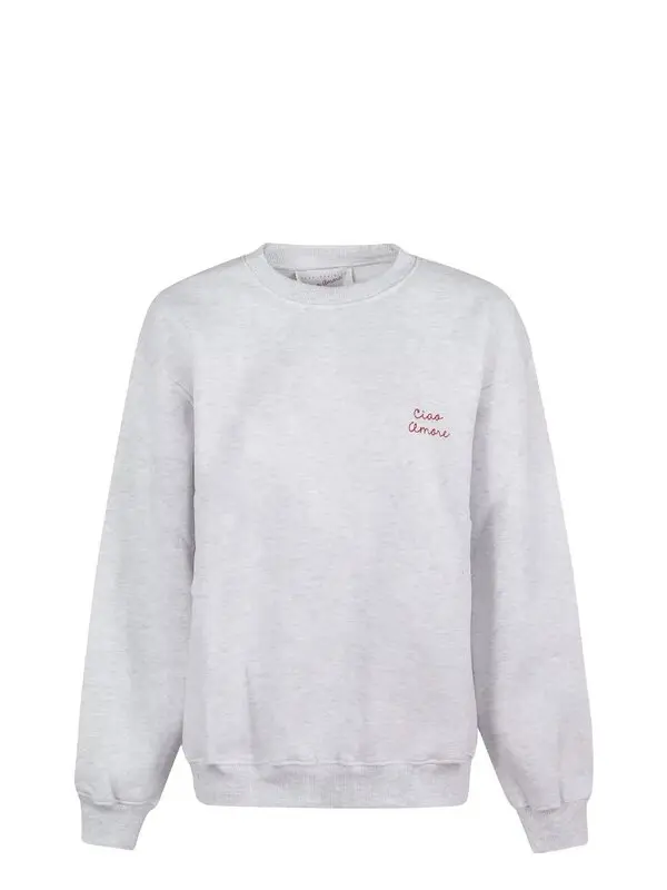 Giada Benincasa Logo-embroidered Sweatshirt - Grey
