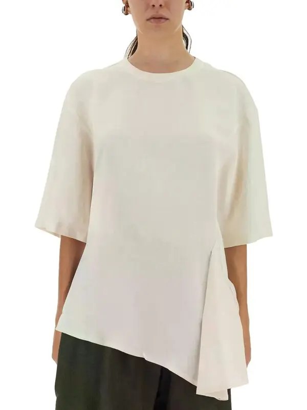 Studio Nicholson Asymmetric Hem Top - Neutrals