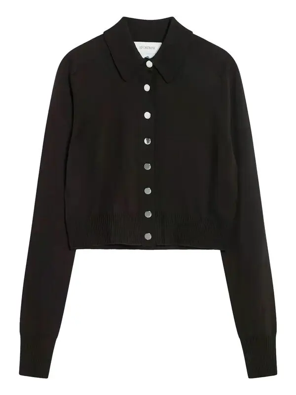 Sportmax Button-fastening Cardigan - 6 Black