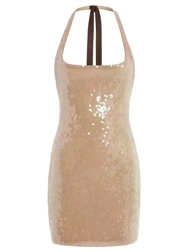 16Arlington Syre Sequin Mini Dress - Neutrals