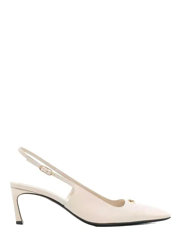 SERGIO ROSSI Slingback Pumps - Neutrals