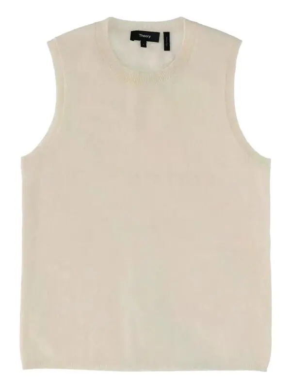Theory Sleeveless Knit Top - Neutrals