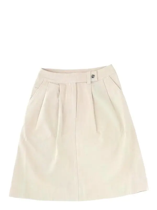 MARGARET HOWELL Pleated Skirt - Neutrals