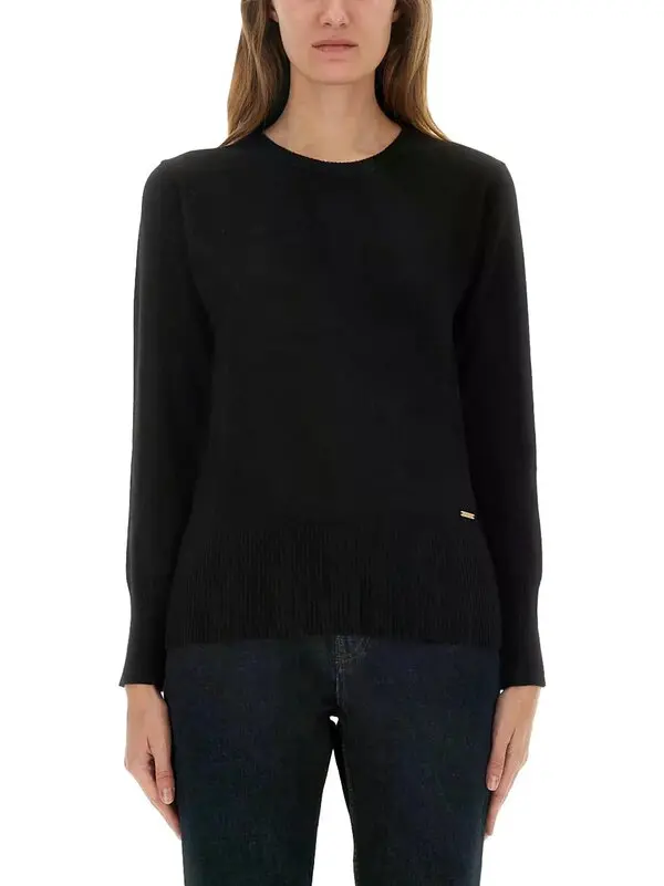 Woolrich Crew-neck Pullover - Black