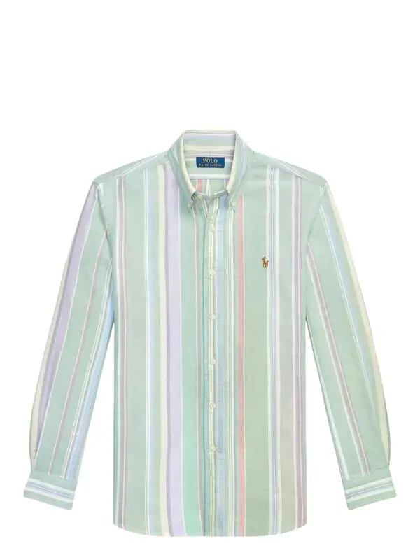 Polo Ralph Lauren Striped Long-sleeve Shirt - Green