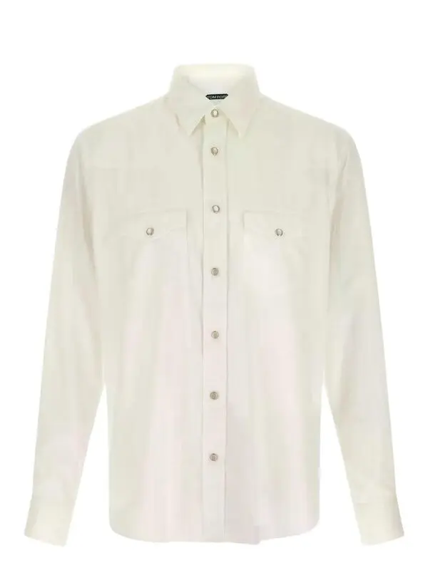 TOM FORD Long-sleeve Shirt - Neutrals