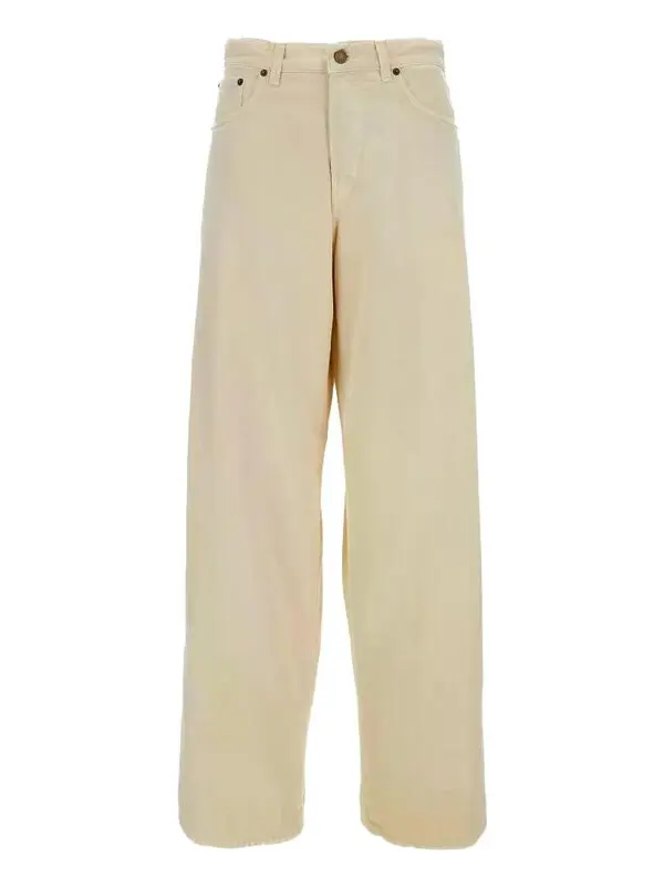 HAIKURE Wide-leg Five-pocket Jeans - Neutrals