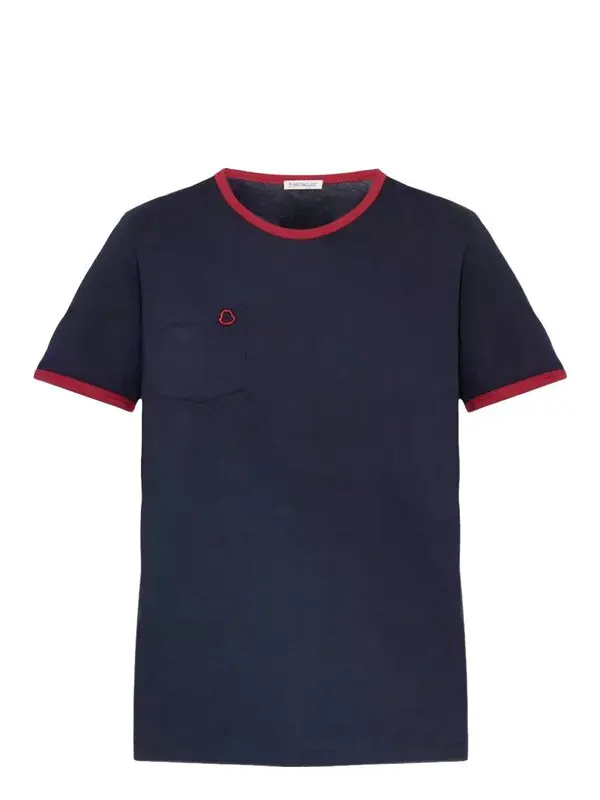 Moncler Pocket Ringer T-shirt - Blue