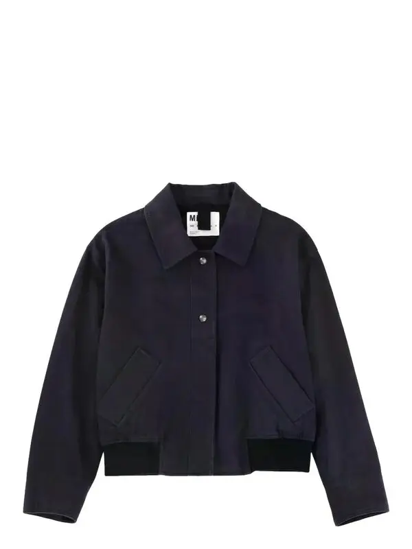 MARGARET HOWELL Cotton Bomber Jacket - Blue