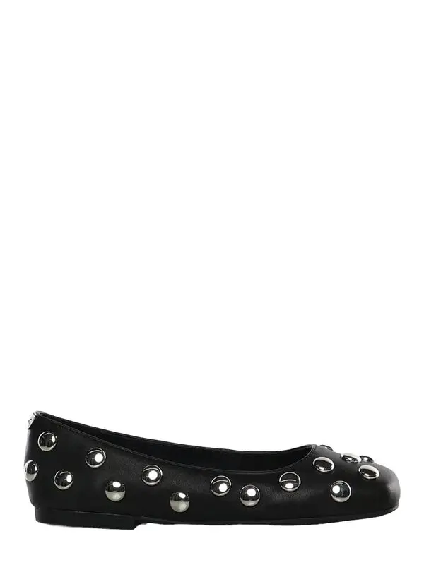Michael Kors Studded Leather Ballet Flats - Black