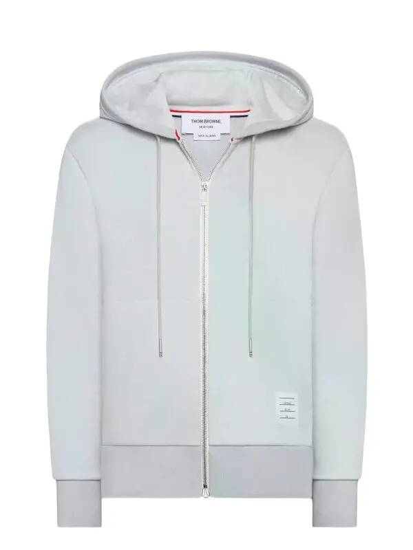 Thom Browne Zip-up Hoodie - Grey
