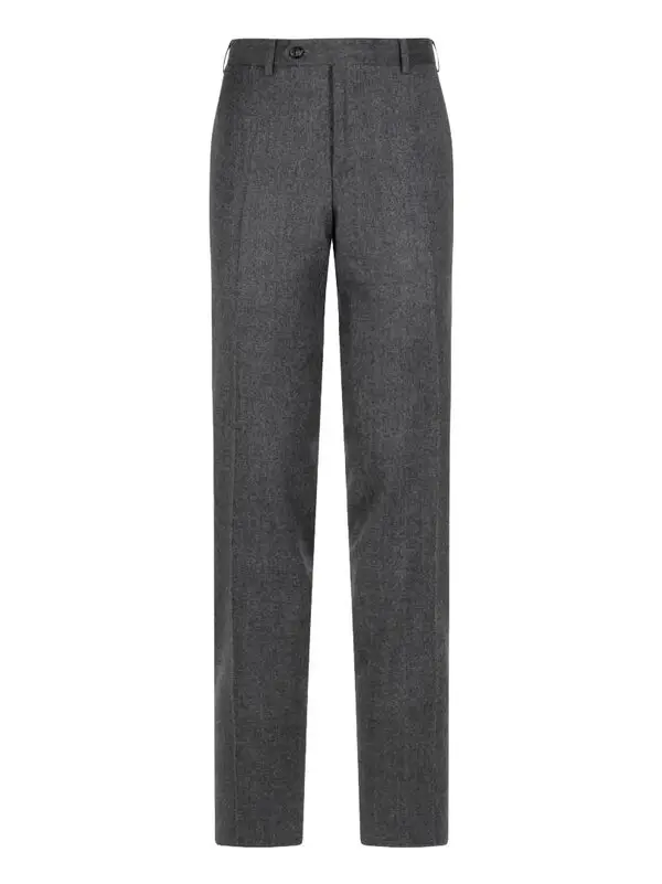 Canali Button-up Trousers - Grey