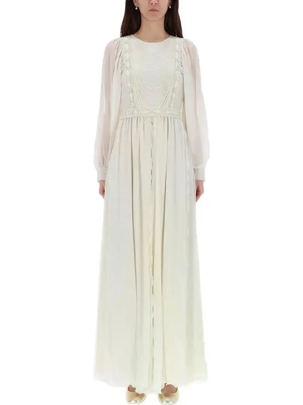Valentino Garavani Beaded Maxi Dress - White