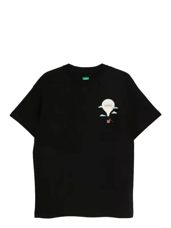 FLANEUR Graphic-print T-shirt - Black