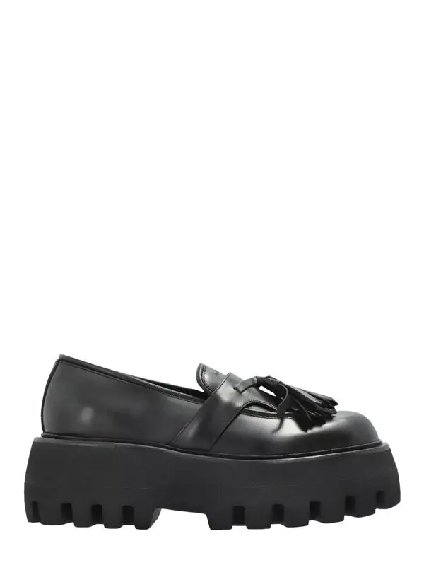Alexander McQueen Tassel Platform Loafers - Black