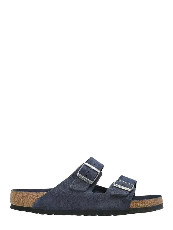 BIRKENSTOCK Arizona Buckle Suede Sandals - Blue