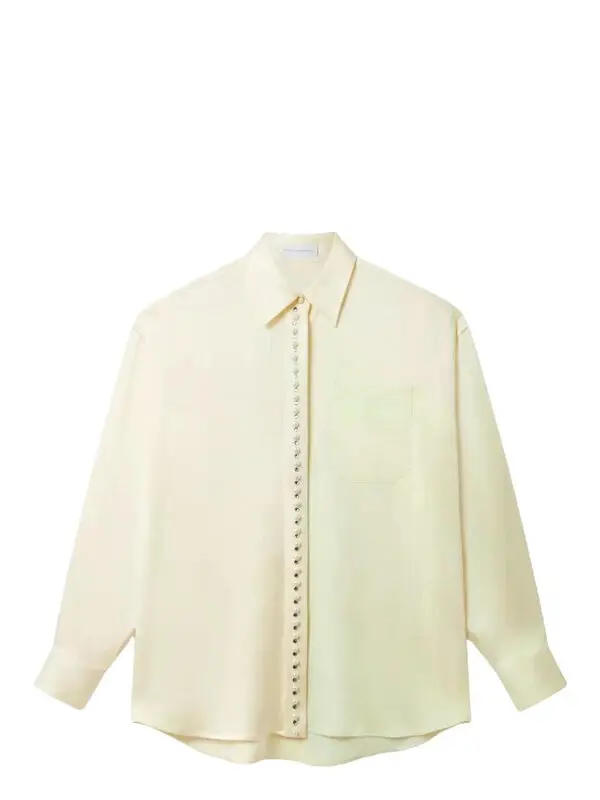 Stella McCartney Pocket Studded Shirt - Neutrals