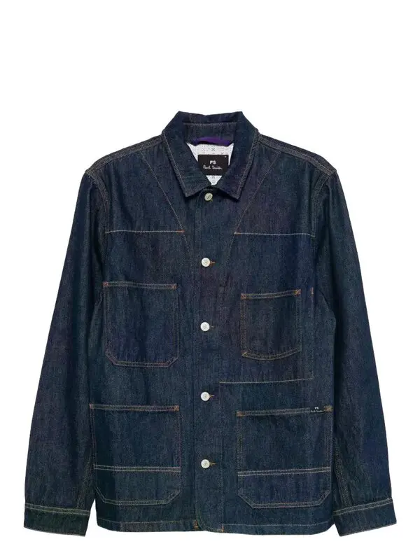 Paul Smith Denim Overshirt - Blue