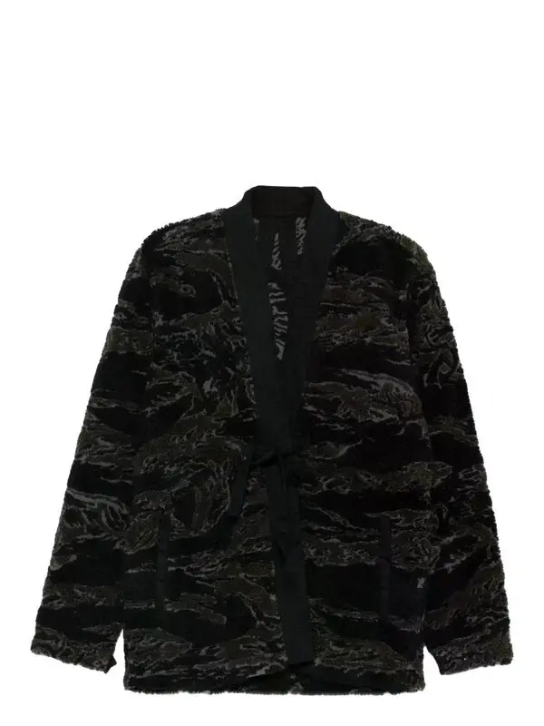 MAHARISHI Camo Tie-waist Jacket - Black