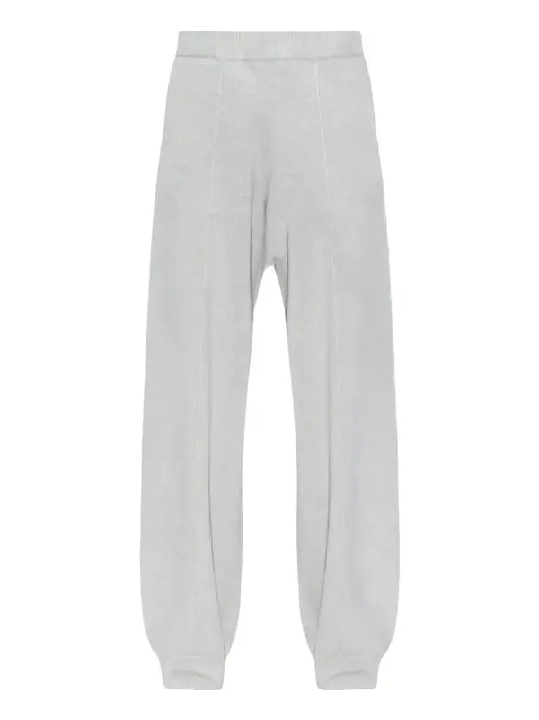 Fabiana Filippi Ribbed-waistband Wide-leg Trousers - Grey