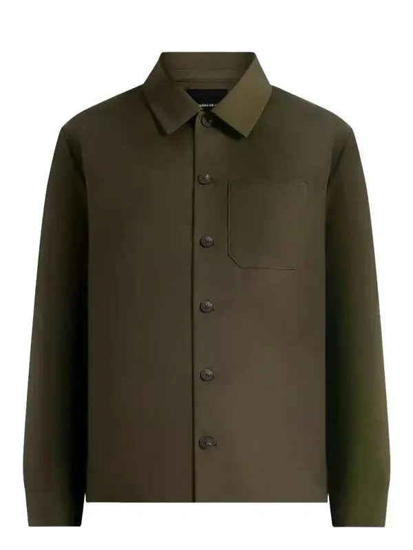 Manière De Voir Olive Long-sleeve Shirt - Green