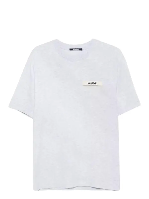 Jacquemus Logo Patch T-shirt - Grey