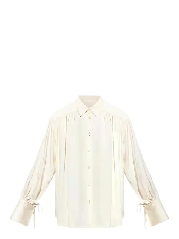 Paul Smith Tie-cuff Button-down Top - Neutrals