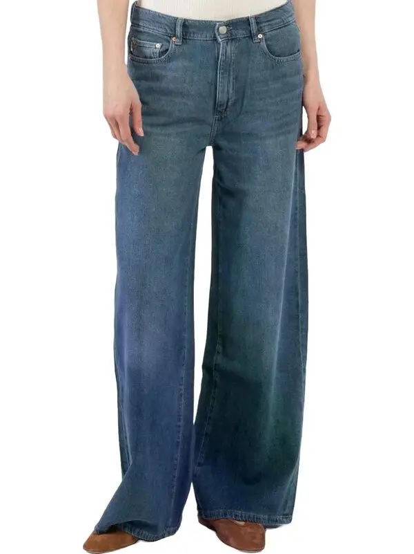 DL1961 Wide Leg Jeans - Blue